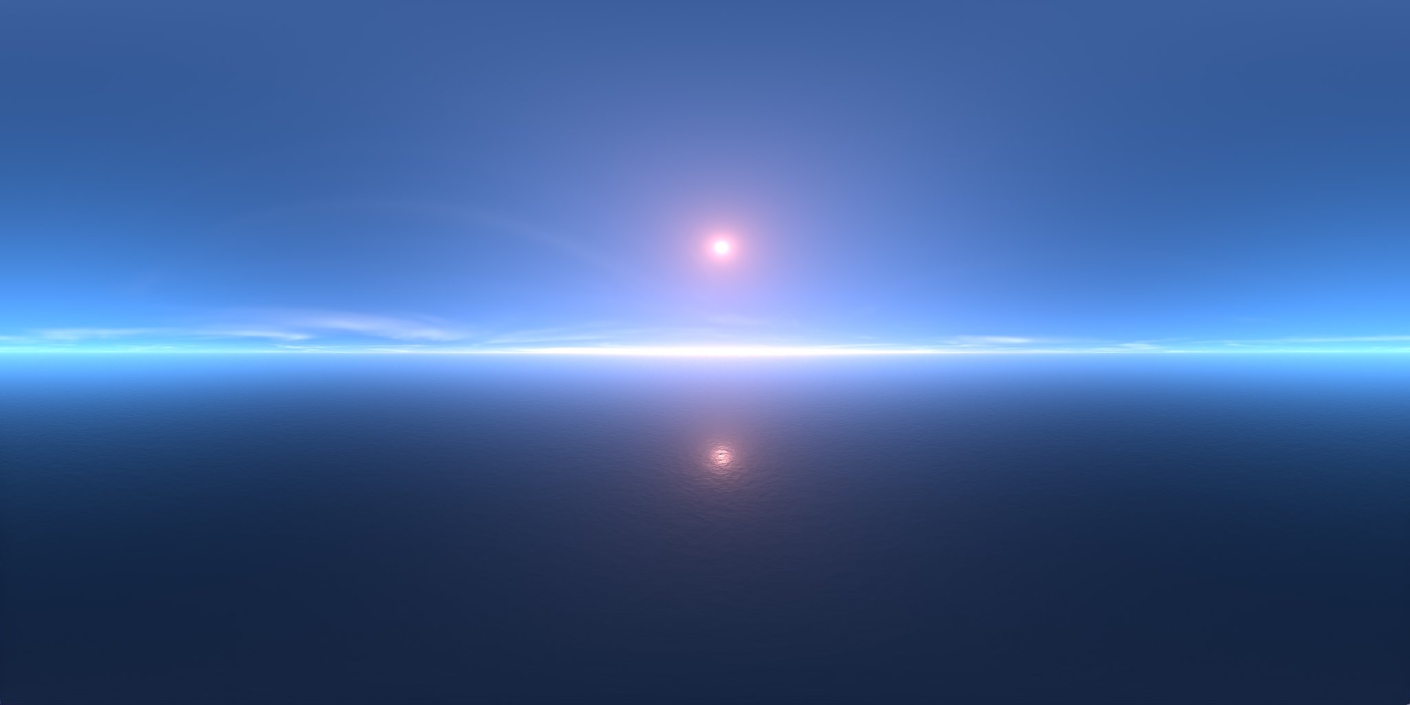 Clear sky very bright sun | Nature HDRis | BlenderKit