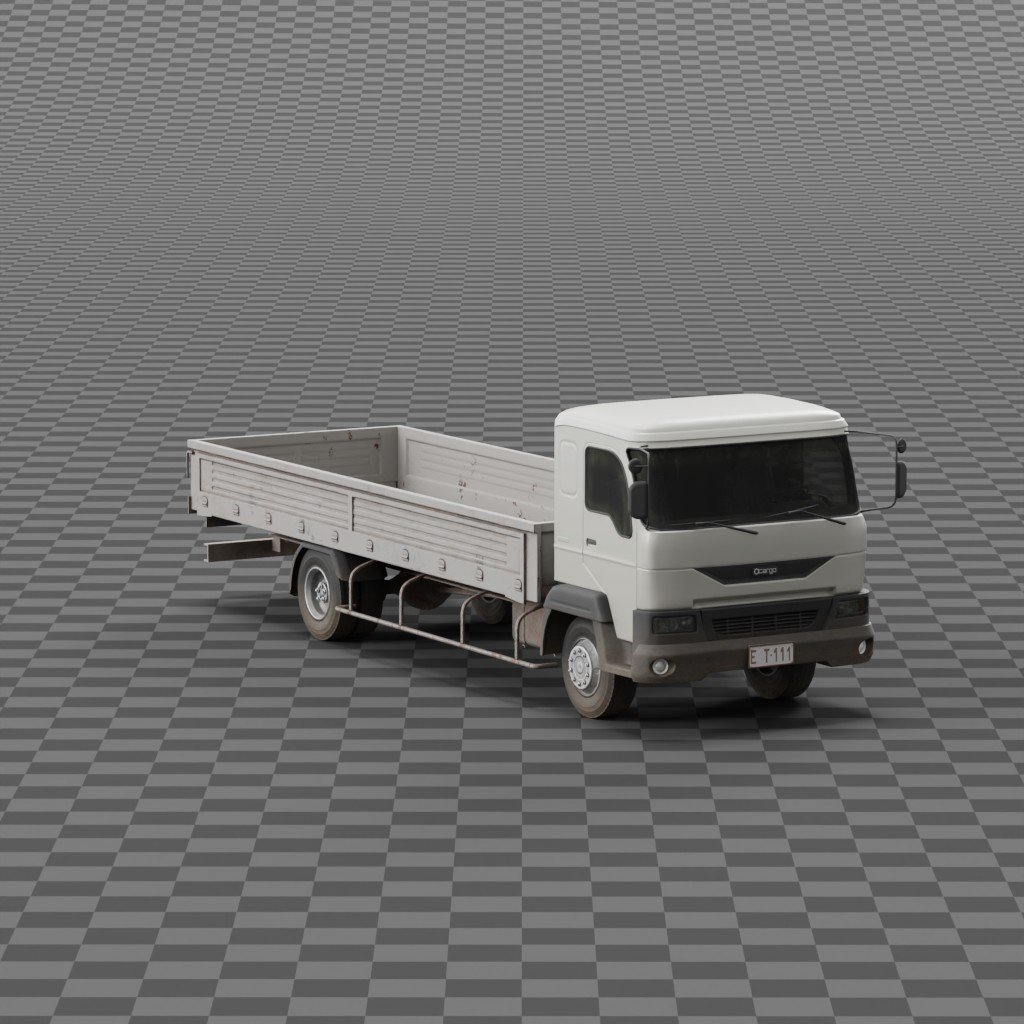 Generic Industial Truck | Trucks models | BlenderKit