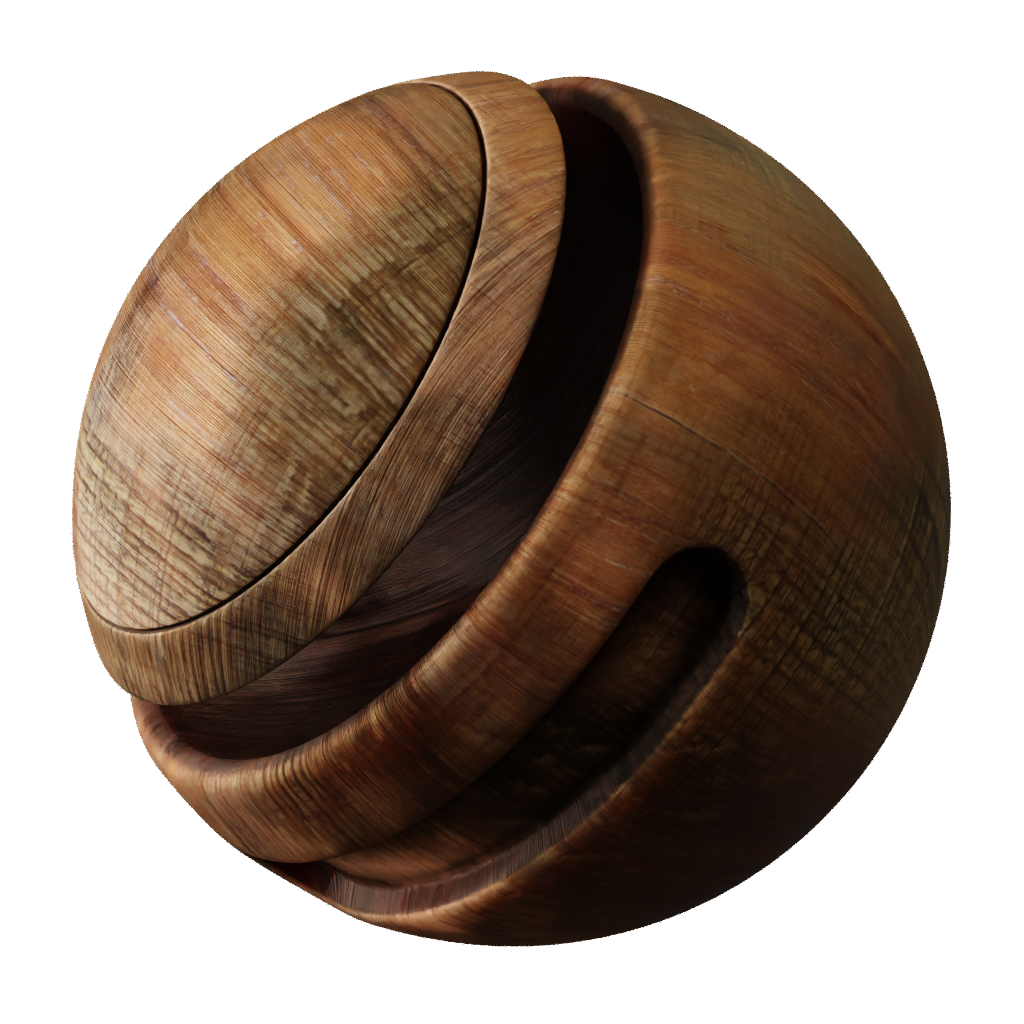 Scuffed Oak Orange | FREE wood materials | BlenderKit