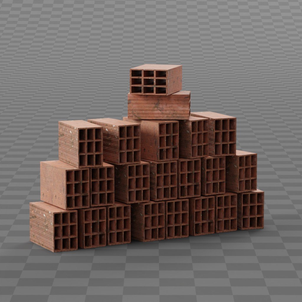 Industrial Bricks | Industrial models | BlenderKit