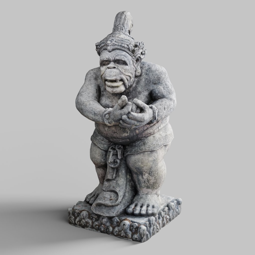 Old Temple Statue Sculpture Scan | Interior Sculptures models | BlenderKit