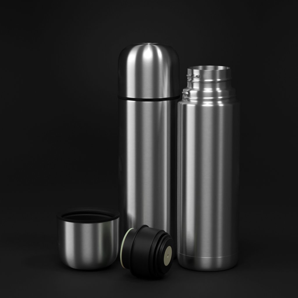 Thermos | FREE Miscellaneous models | BlenderKit
