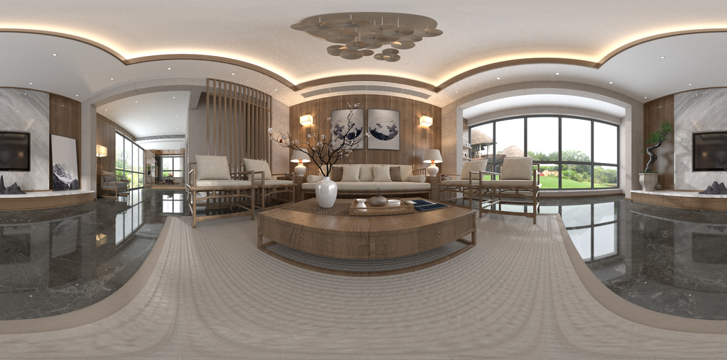 Living room | Interiors HDRis | BlenderKit