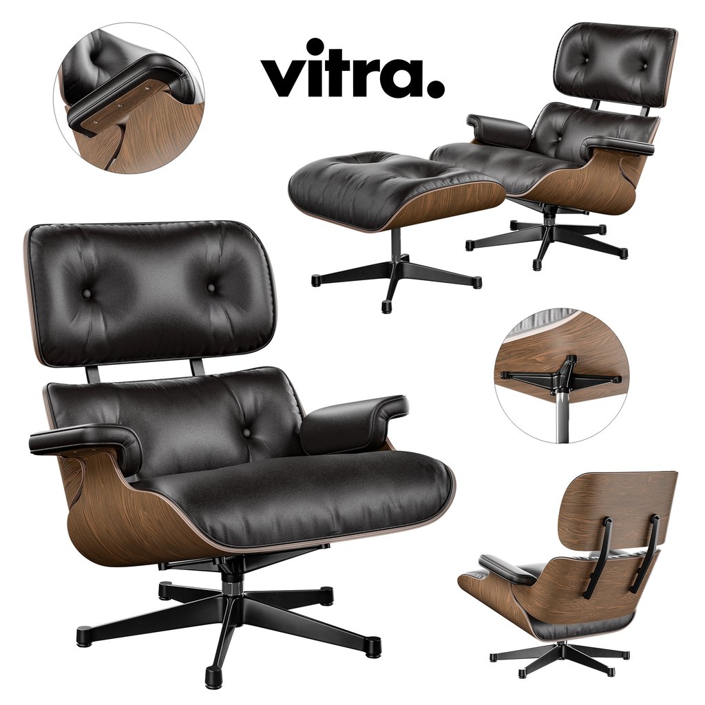 Eams lounge | Armchairs models | BlenderKit