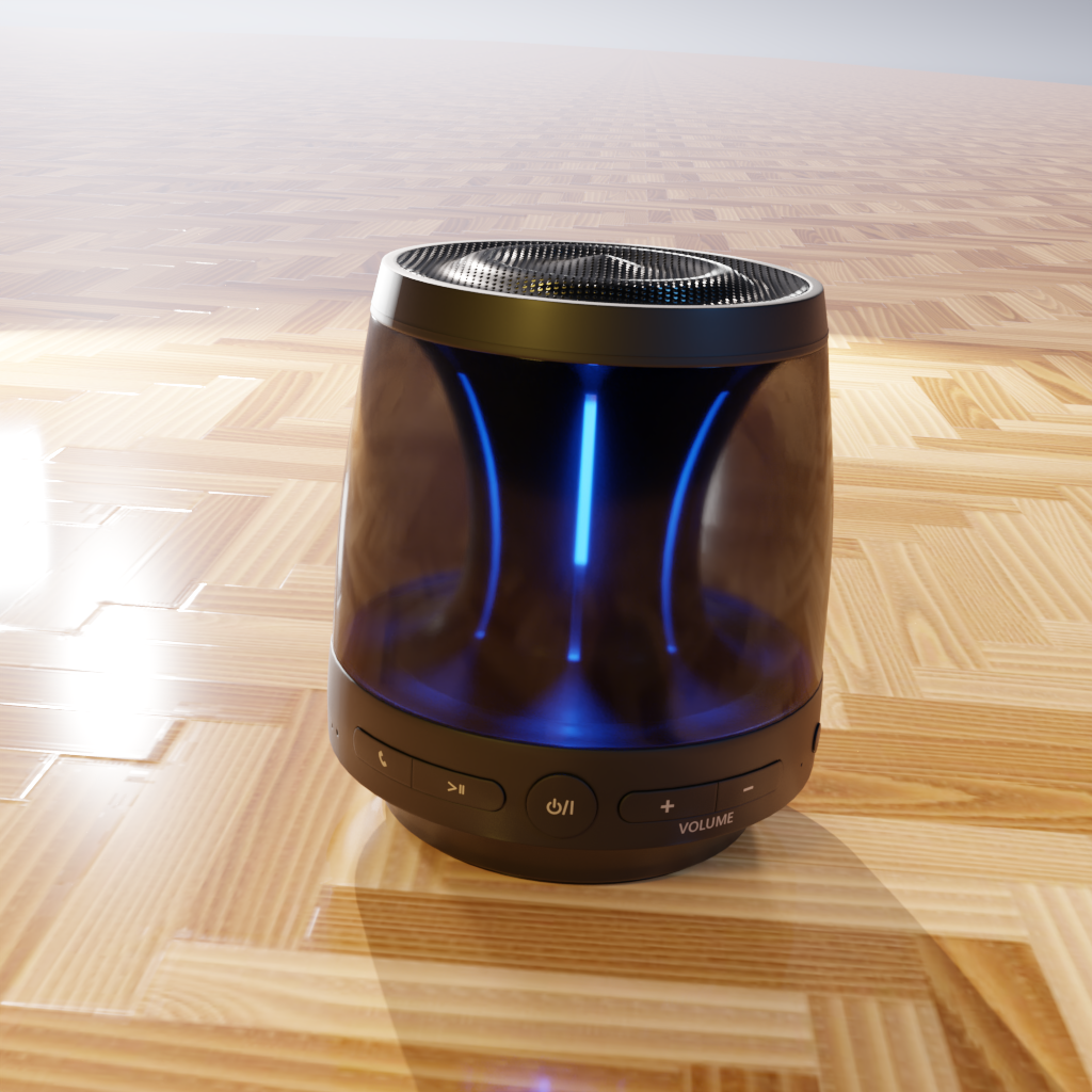 BlenderKit 3D model: Bluetooth speaker in category Technology ...