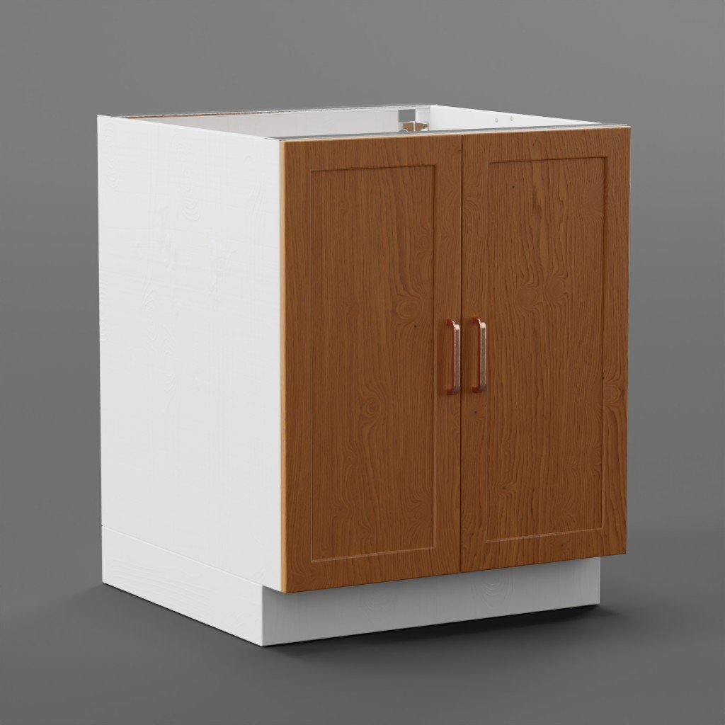 Base kitchen cabinet | Kitchen Storage Spaces models | BlenderKit