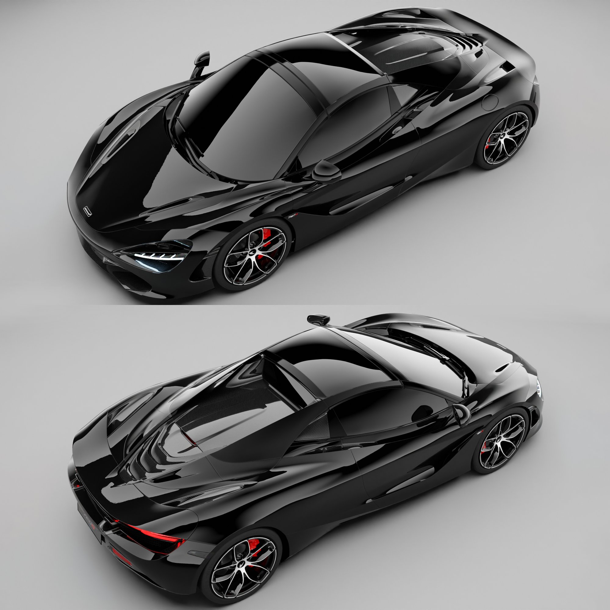 Mclaren 720s Spider | Race Cars models | BlenderKit