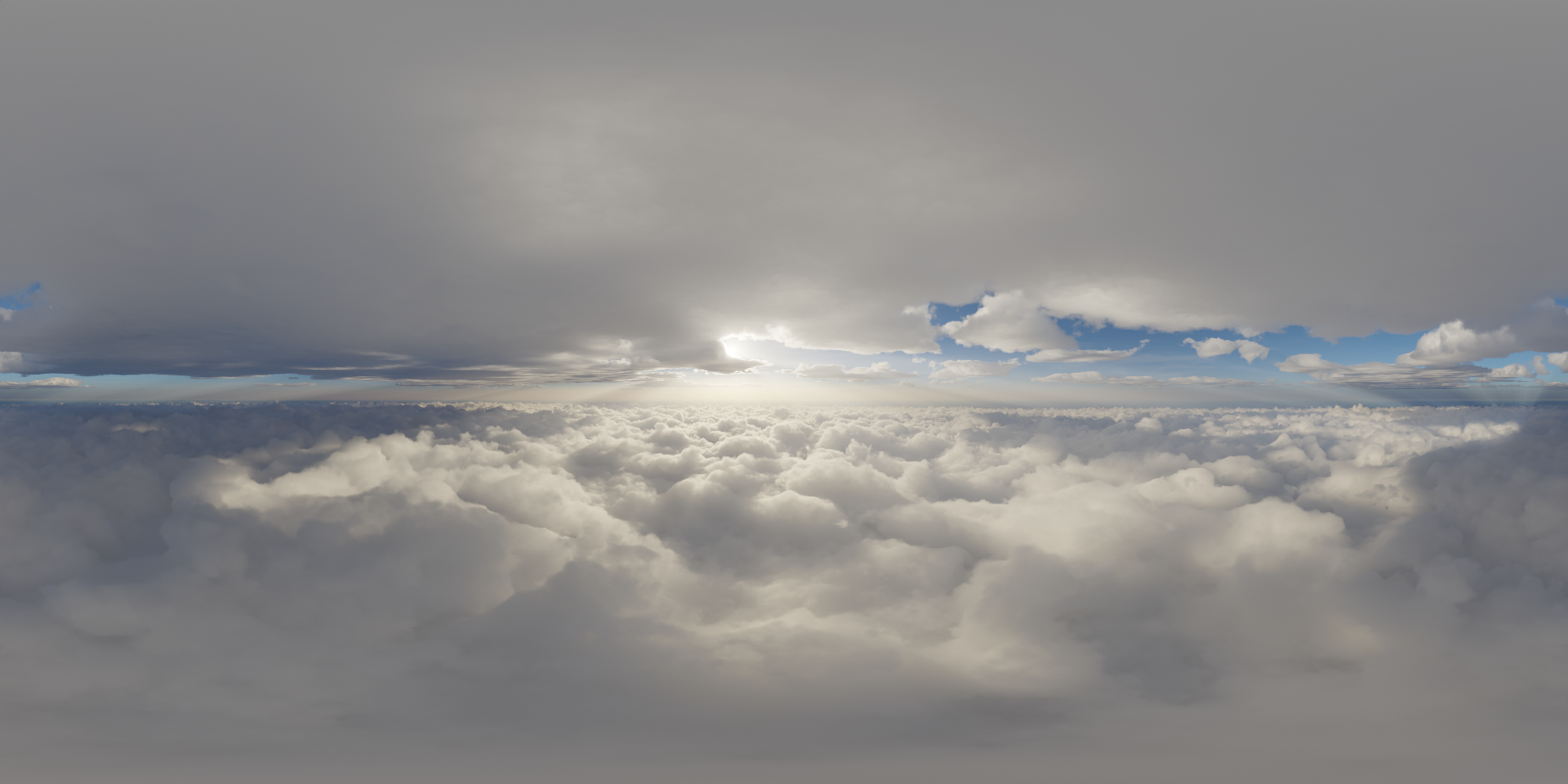 Aerial Dramatic Cloudy Sunset 14k | FREE Nature HDRis | BlenderKit