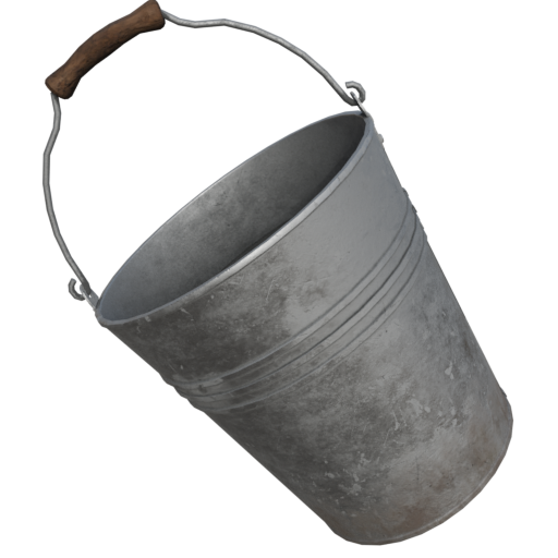 Old iron bucket | FREE Architecture models | BlenderKit