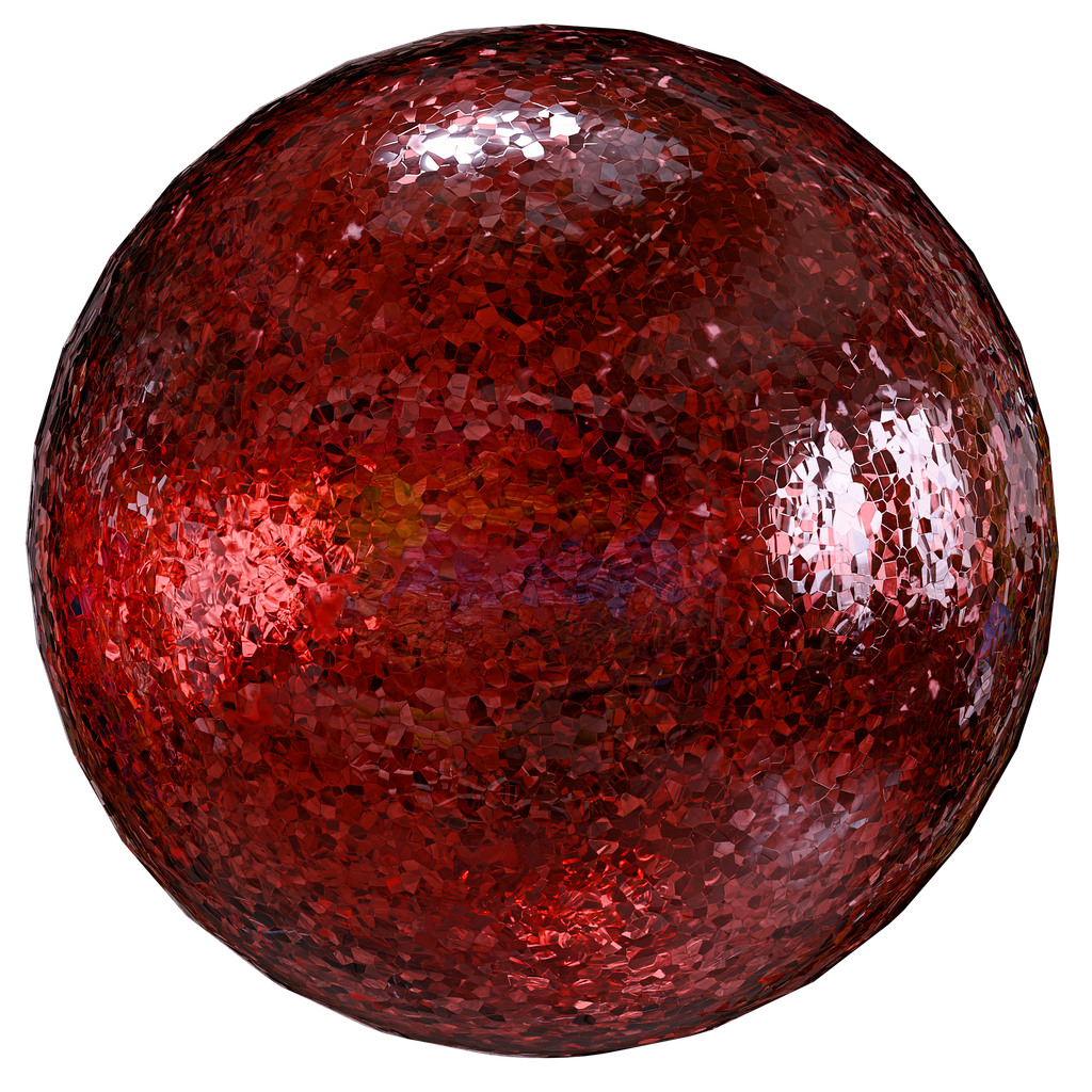 Mosaic Glass (Red Glass) | FREE glass materials | BlenderKit