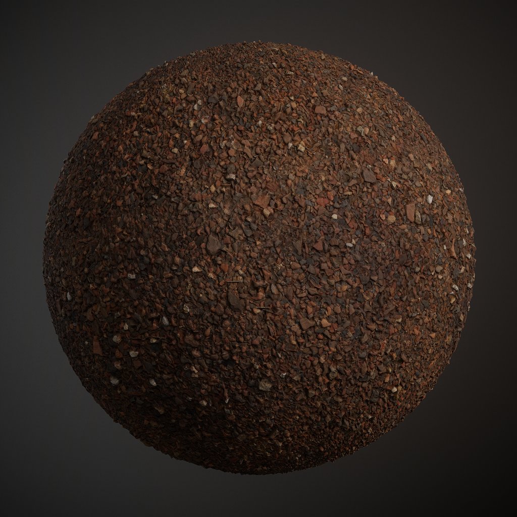 Gravel Material | FREE ground materials | BlenderKit