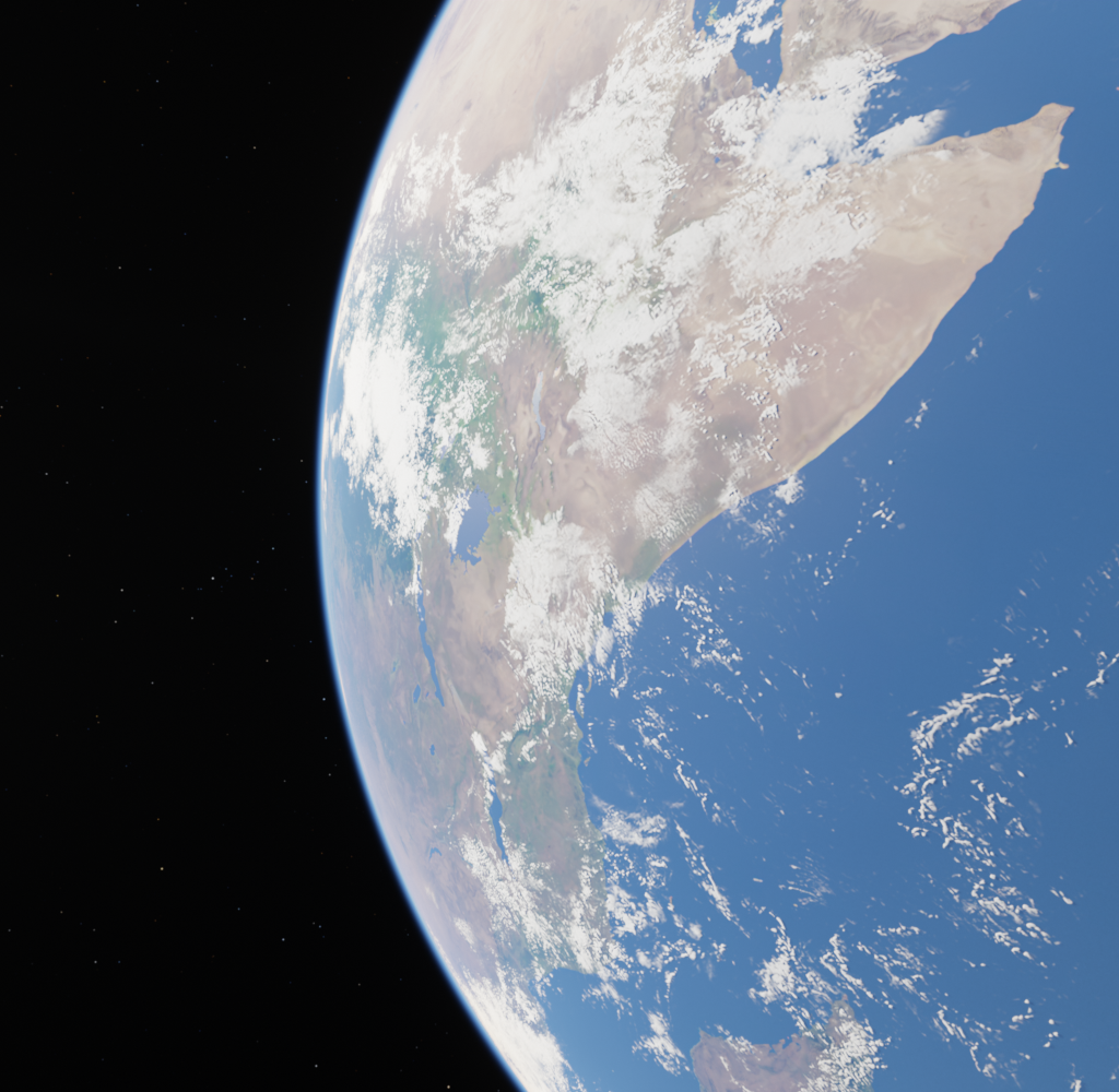 Earth from Space | FREE Futuristic Environments HDRis | BlenderKit