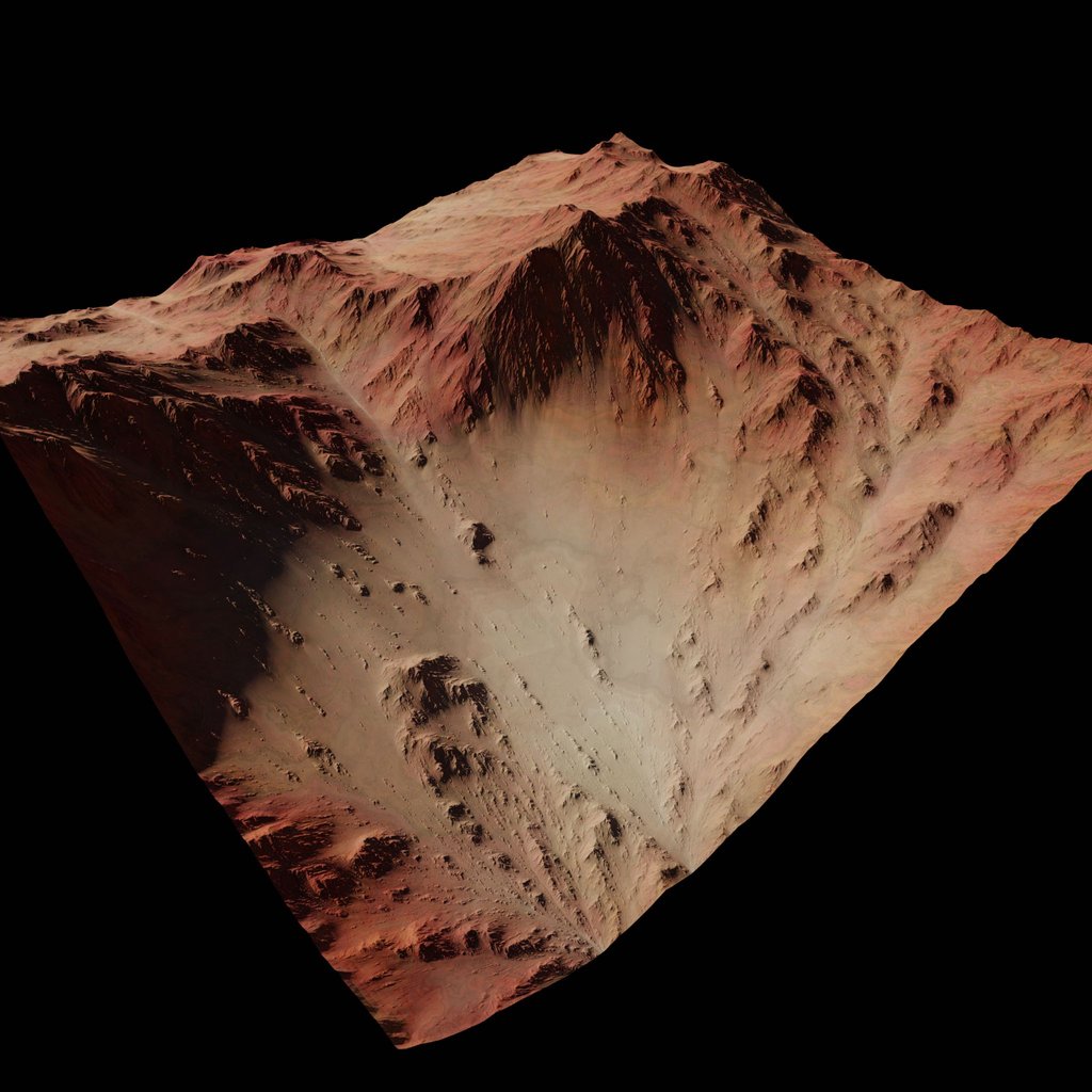 Desert Mountain | FREE Terrains models | BlenderKit