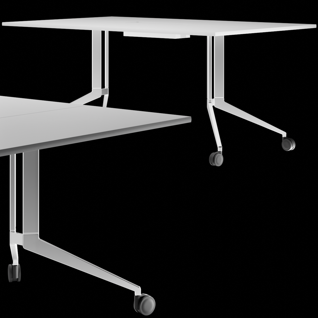 Office Foldable Desk Castered | FREE Tables models | BlenderKit
