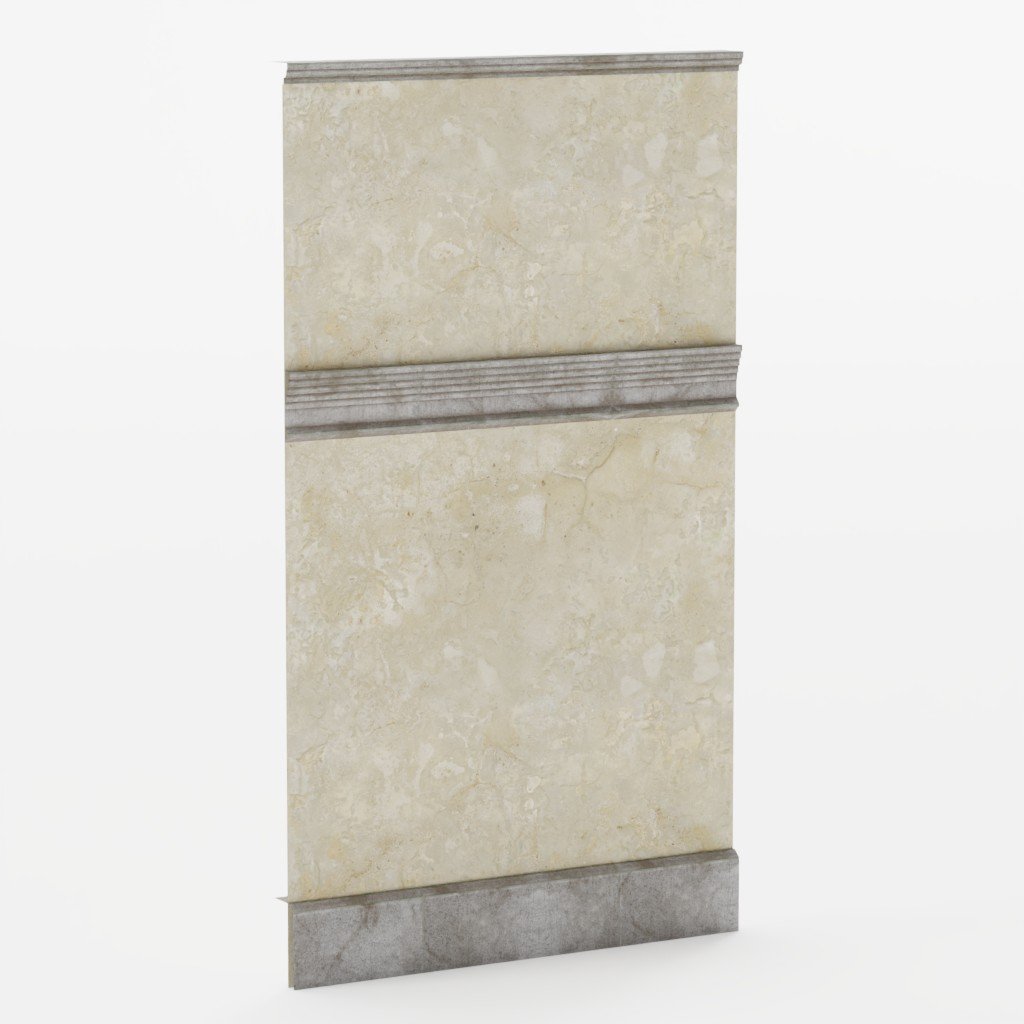 Storefront wall segment 2x3.5 | Architectural Structures models ...