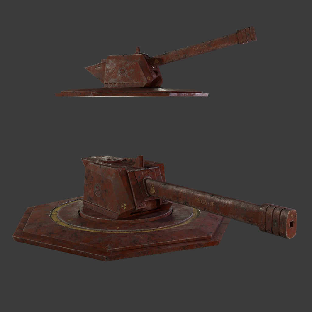 Railgun | Sci-Fi Weapons models | BlenderKit