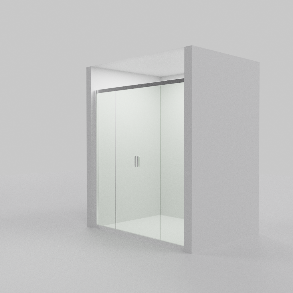 L4E ROCA shower screen | Shower models | BlenderKit