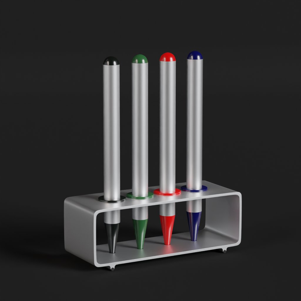 Pen Holder Set | FREE Decoration Sets models | BlenderKit