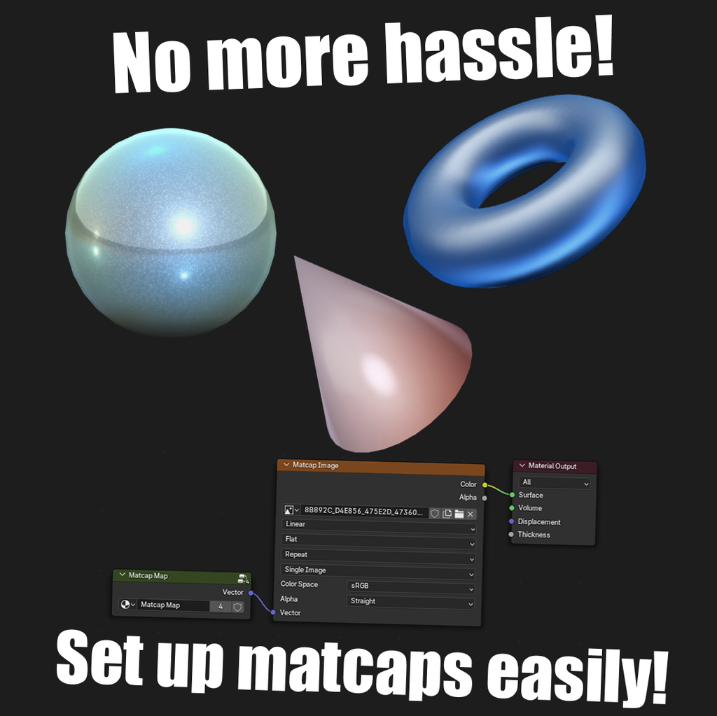 Matcap Map | FREE Shading Nodes Node Groups | BlenderKit
