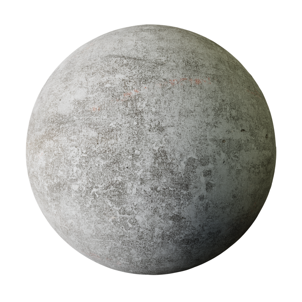 Weathered White Plaster Wall | FREE plaster materials | Blendkit