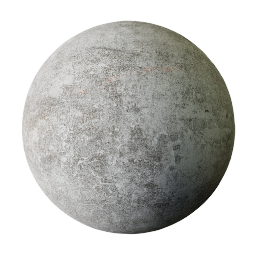 Weathered White Plaster Wall | FREE plaster materials | Blendkit
