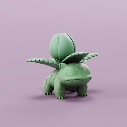 Ivysaur Pokemon | FREE Games printables | BlenderKit