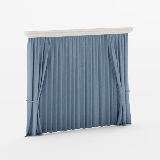 Pine Wooden Curtain | Fabrics models | BlenderKit