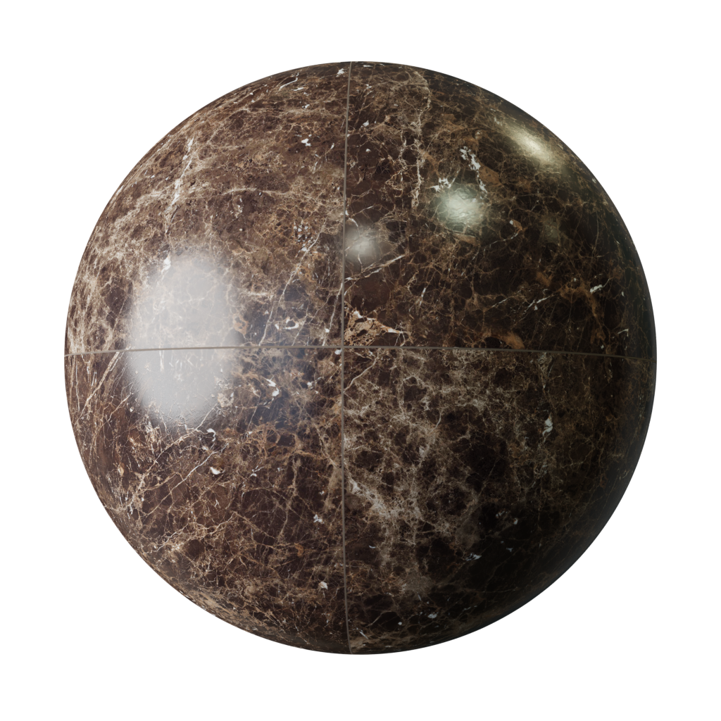 Stone effect tiles - Emperador | FREE marble materials | BlenderKit