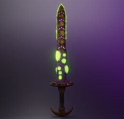 Alien zerg sword | Sci-Fi Weapons models | BlenderKit