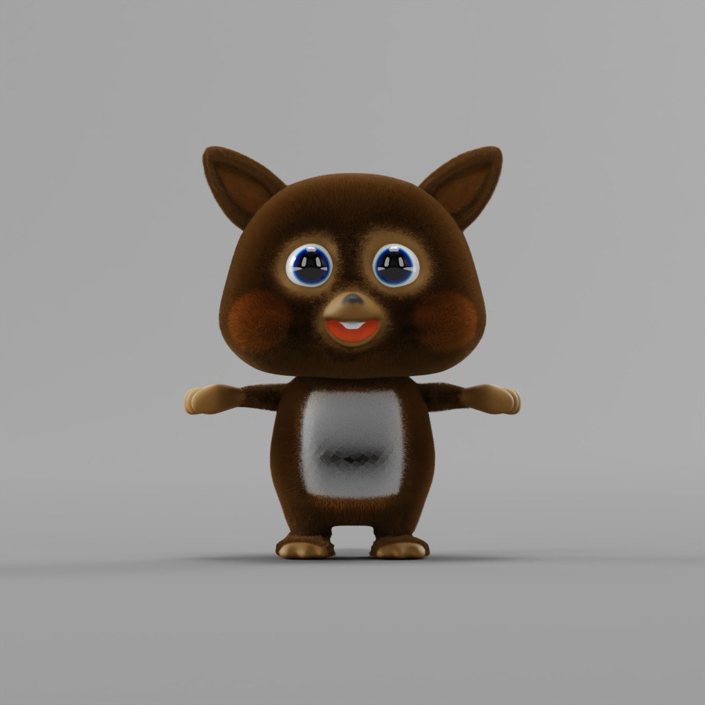 Furry cute pet | Monsters & Creatures models | BlenderKit