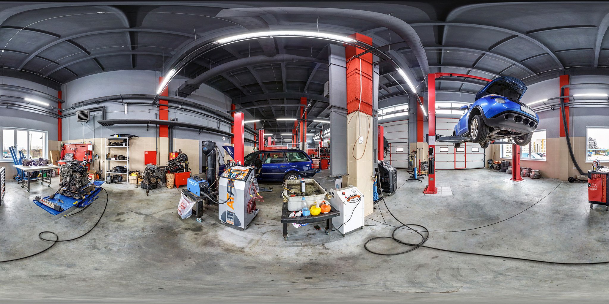 Car repair shop1 | FREE Studio HDRis | BlenderKit