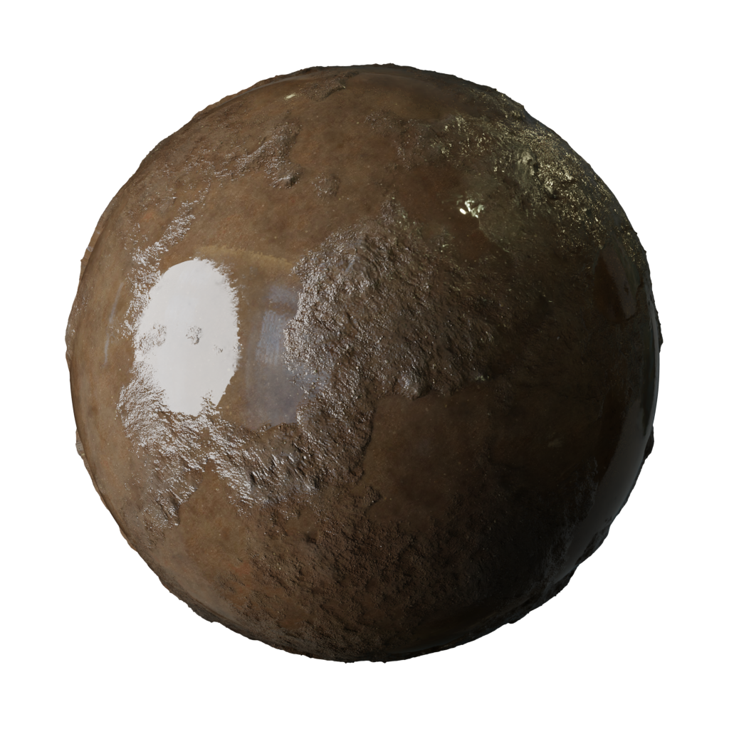 Wet Mud | FREE dirt materials | BlenderKit