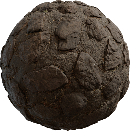 Concrete Rock Path | FREE concrete materials | BlenderKit