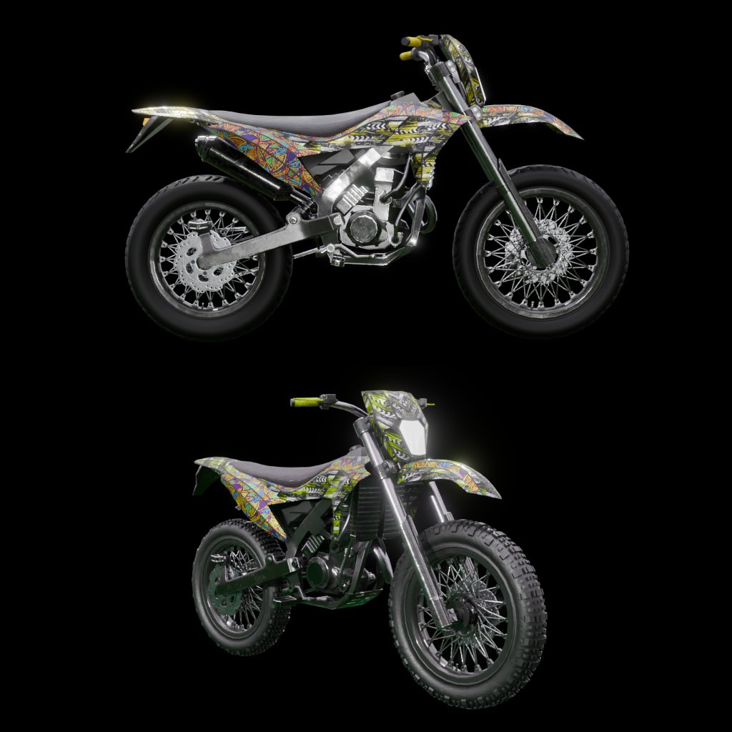 MotoCross | Race Motocycles 3D Models models | BlenderKit