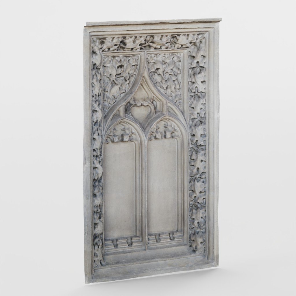 Stone Carved Panel | Molding / Carving models | BlenderKit