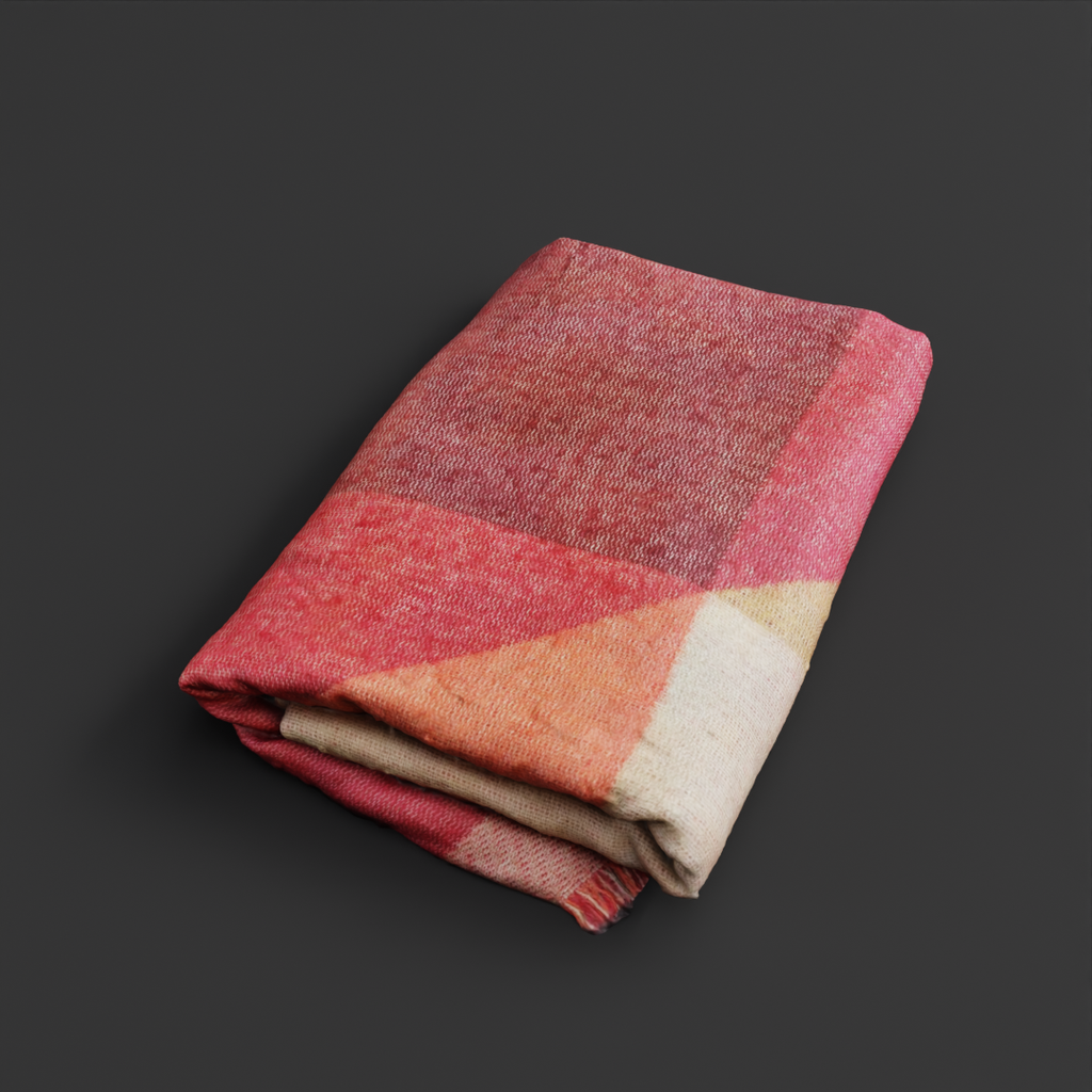 Folded Wool Blanket | Blankets models | BlenderKit