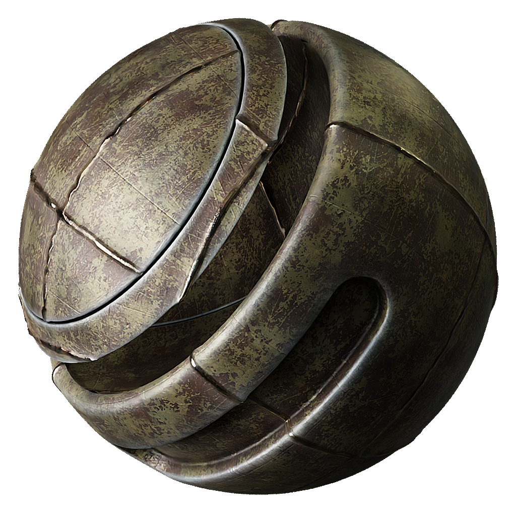 Welded Metal Pale | FREE metal materials | BlenderKit