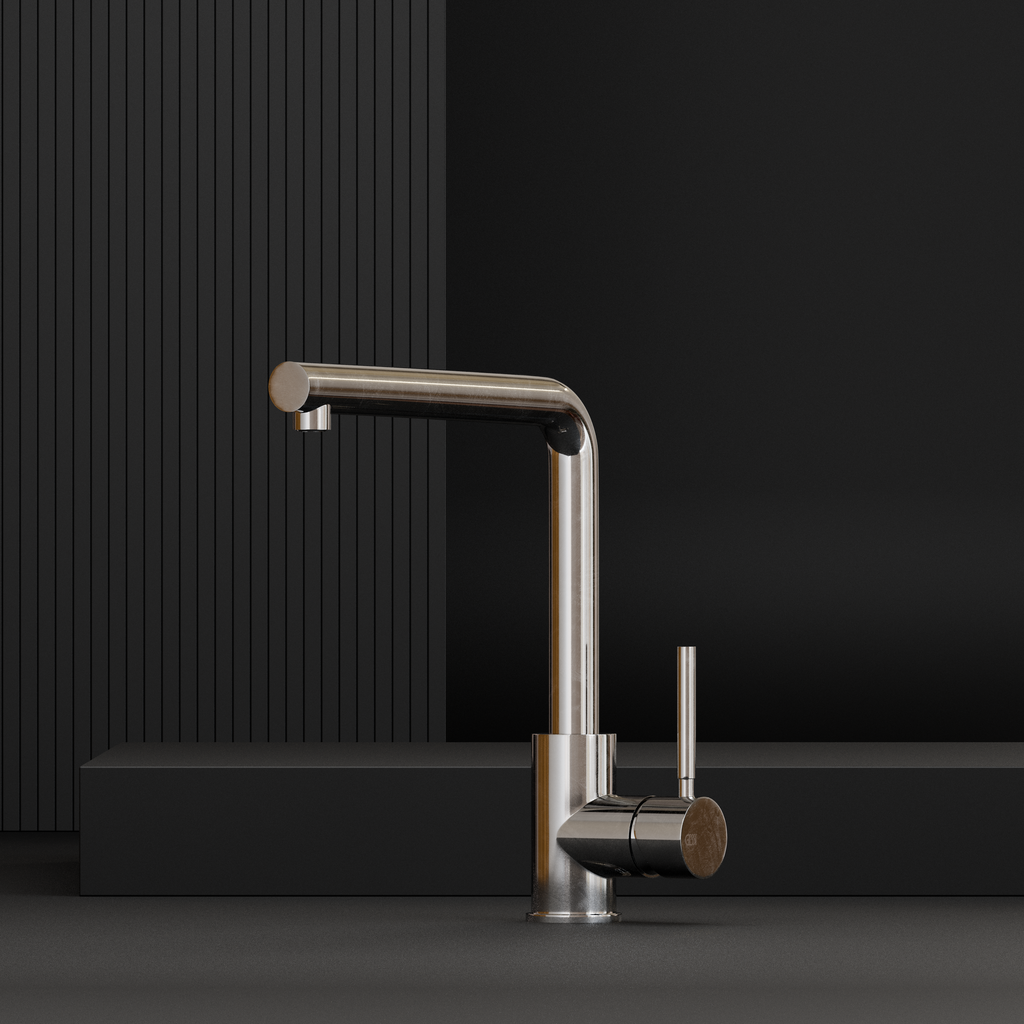 Faucet Neutron 17155 by Gessi | Kitchen Faucets models | BlenderKit