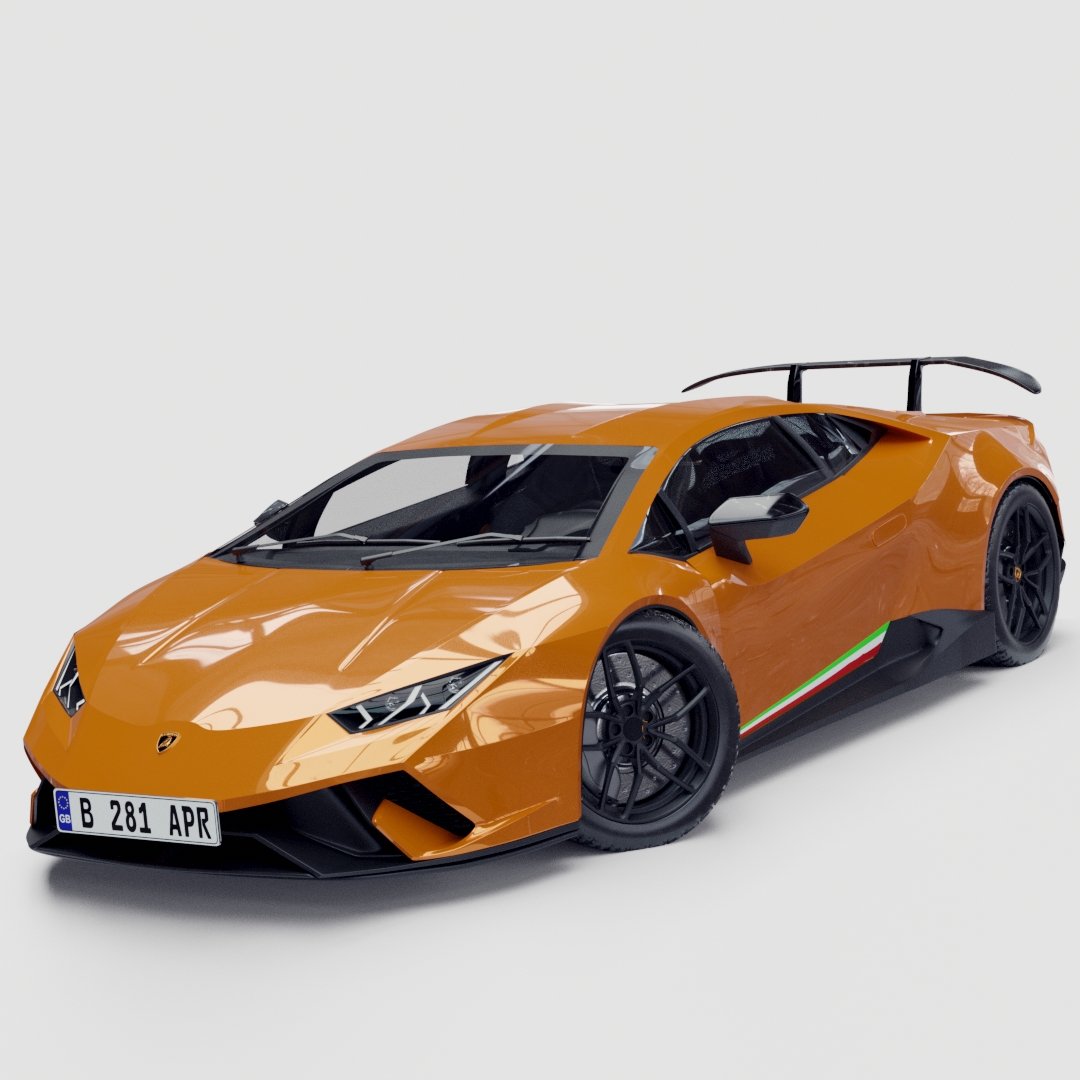Lamborghini huracan performante | Luxury Cars models | BlenderKit