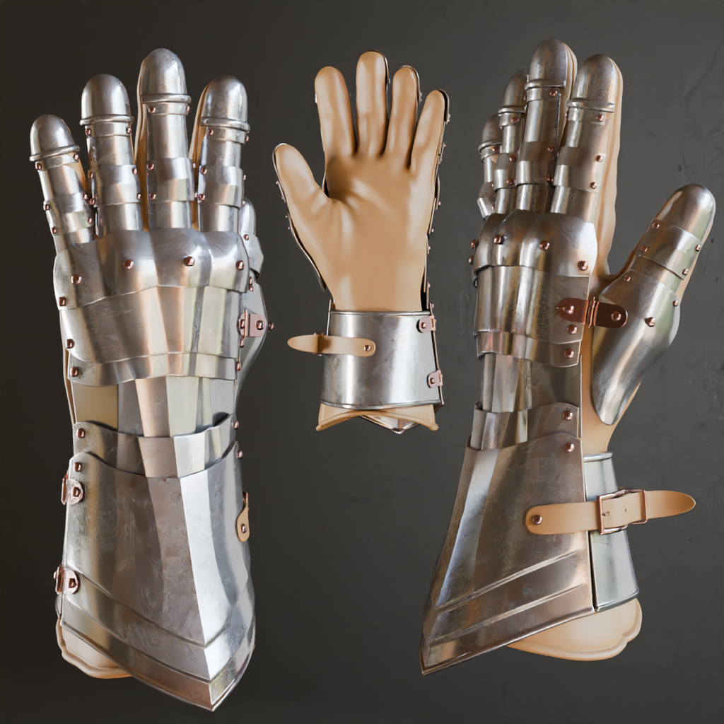MK HandArmor 008 | Historical Weapons models | BlenderKit