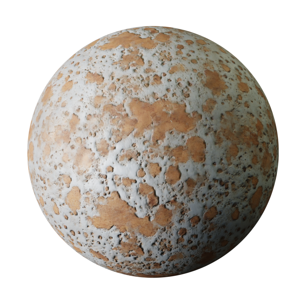 Rusty Metal with Orange Splotches | FREE rust materials | BlenderKit