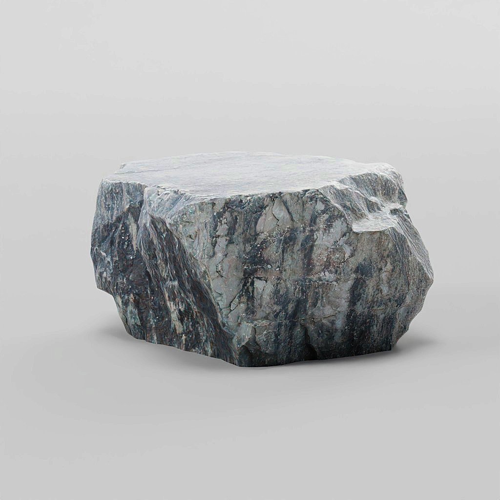 Flat Rock - Photo-Scanned | Environment Elements models | BlenderKit