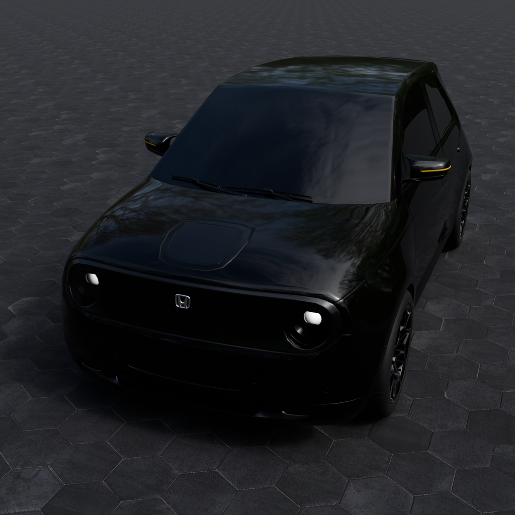 Honda E(Rigged) | Luxury Cars models | BlenderKit