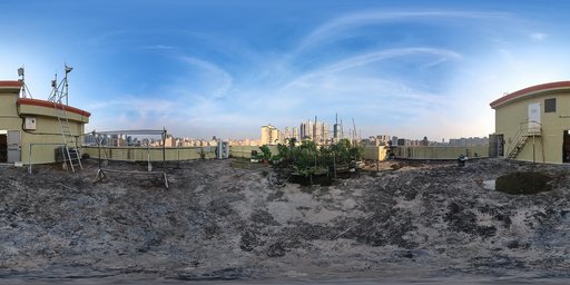 Rooftop in the afternoon | FREE Urban Elements HDRis | BlenderKit