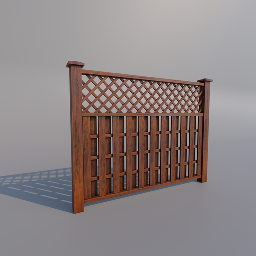 Fence 1A | Fences models | BlenderKit