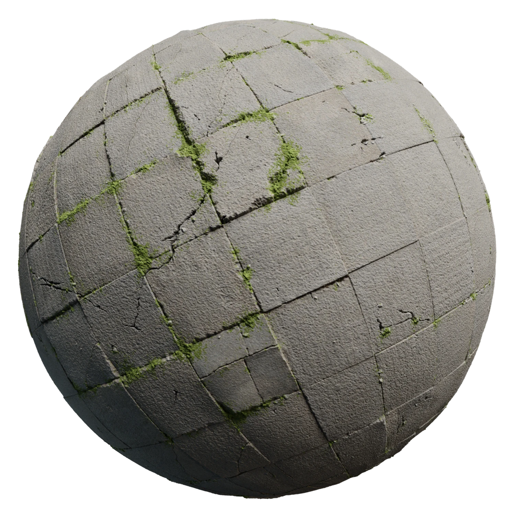 Moss Cracked | FREE floor materials | BlenderKit