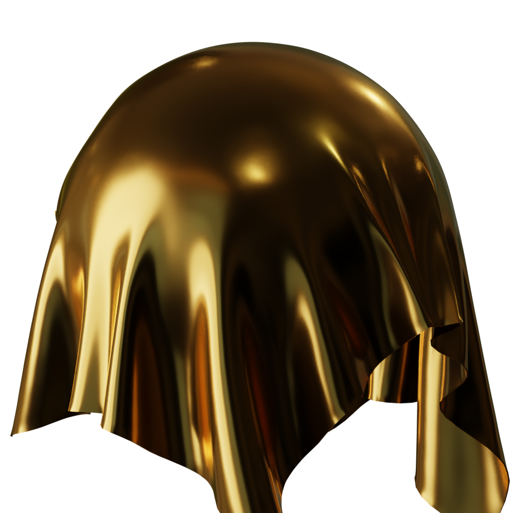 Smooth Gold | FREE metal materials | BlenderKit