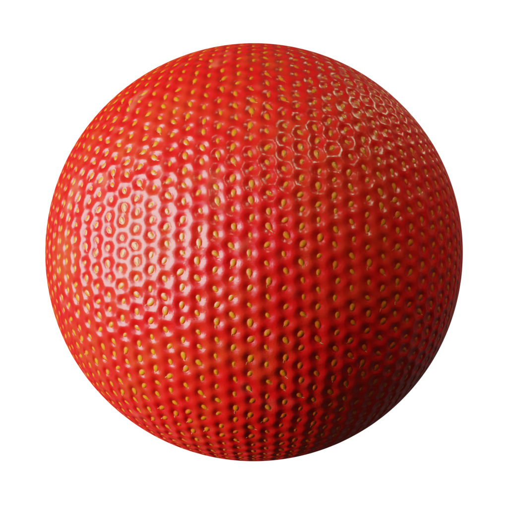 Strawbery Skin | FREE food materials | BlenderKit