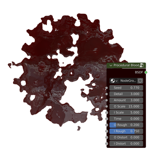 Procedural Blood | FREE human materials | BlenderKit