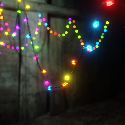 Christmas Lights | FREE Holiday Decorations models | BlenderKit